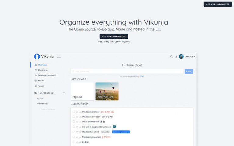 Vikunja self-hosted (step by step) – Nguyễn Minh Hùng Blog